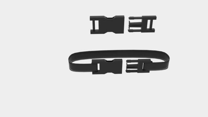 Clip Belt Simple free VR / AR / low-poly 3D model | CGTrader