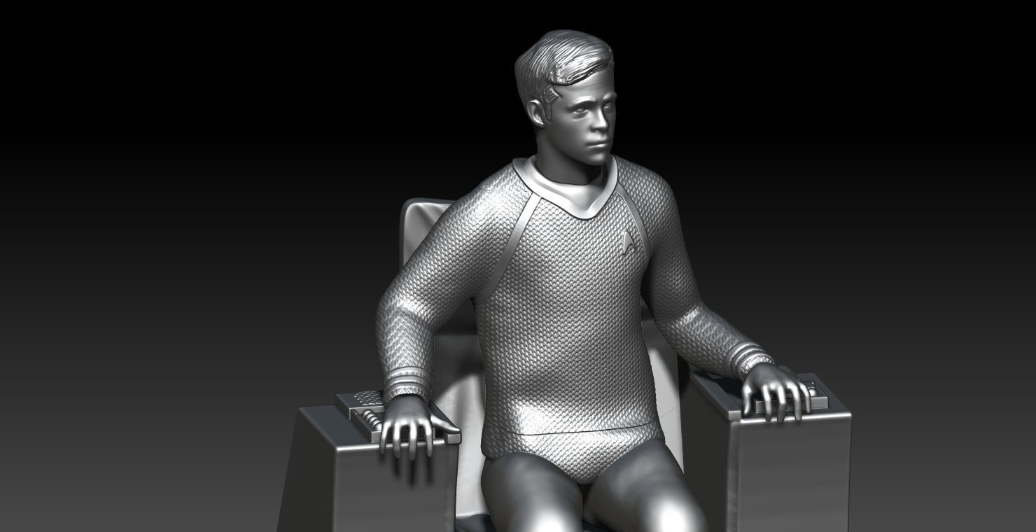 Kirk Star Trek 3d print part1 3D model 3D printable | CGTrader