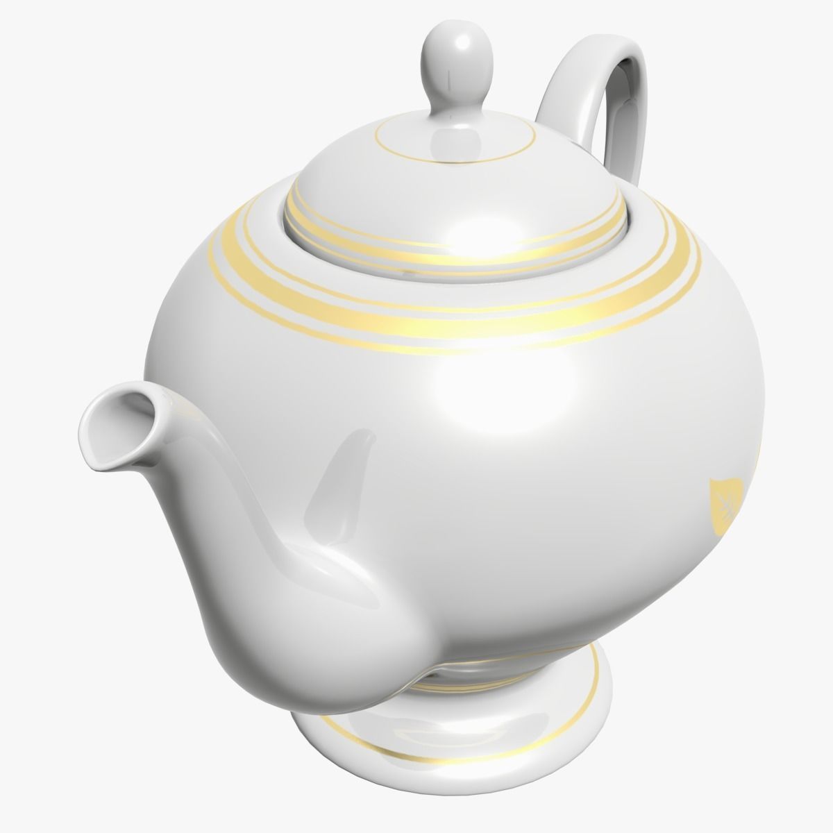 3D model Teapot VR / AR / low-poly | CGTrader