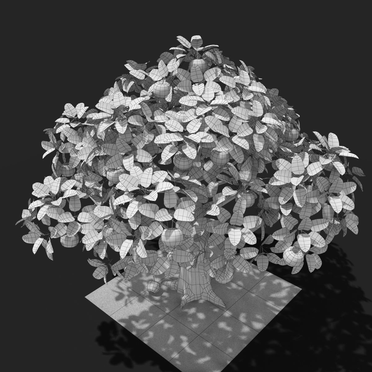 Cartoon Apple Tree 3D model | CGTrader