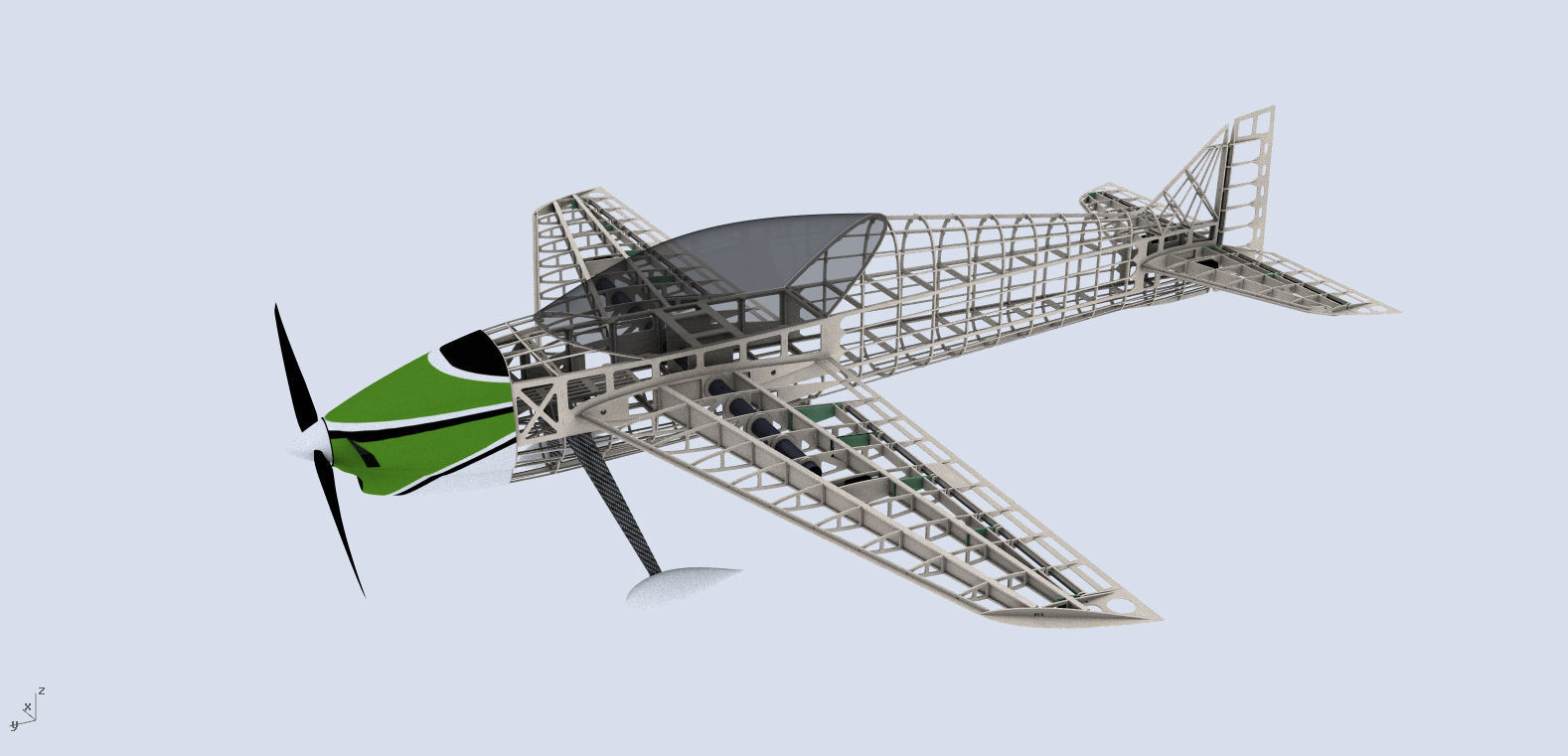 F3A construction 2m 3D model | CGTrader