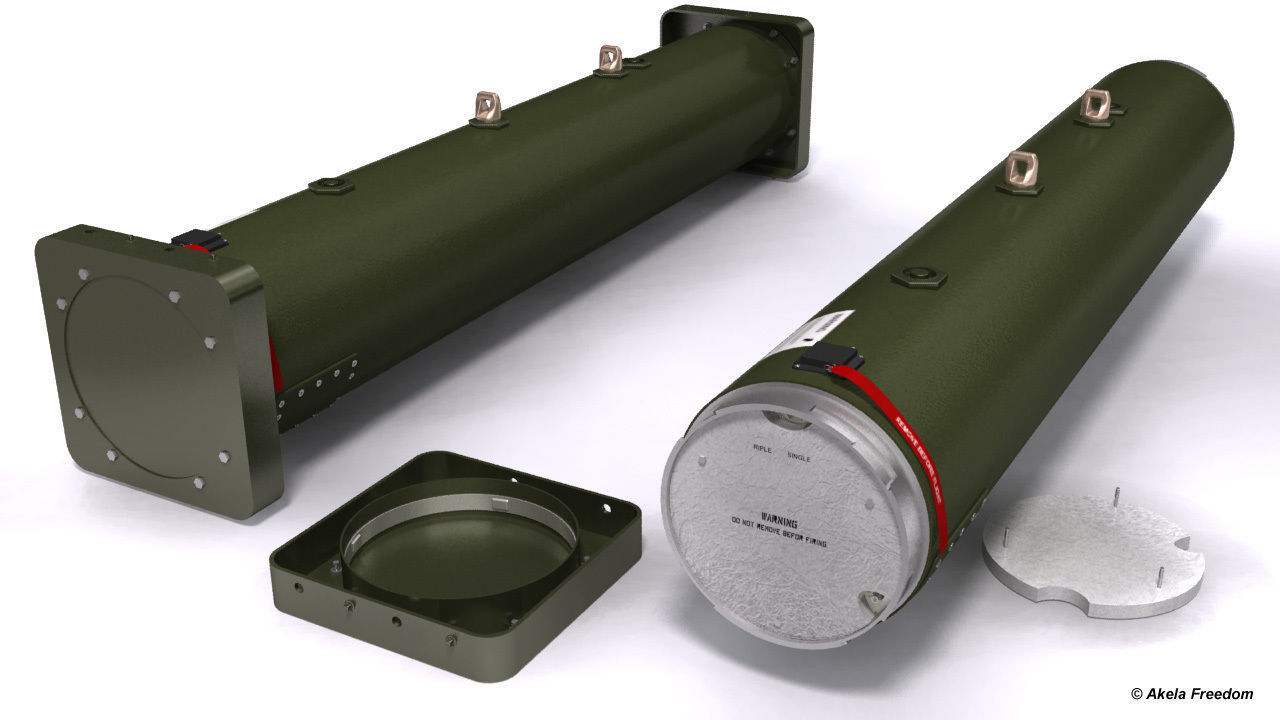 LAU-68 LAU-131 Rocket Launchers for Hydra 70 3D model | CGTrader