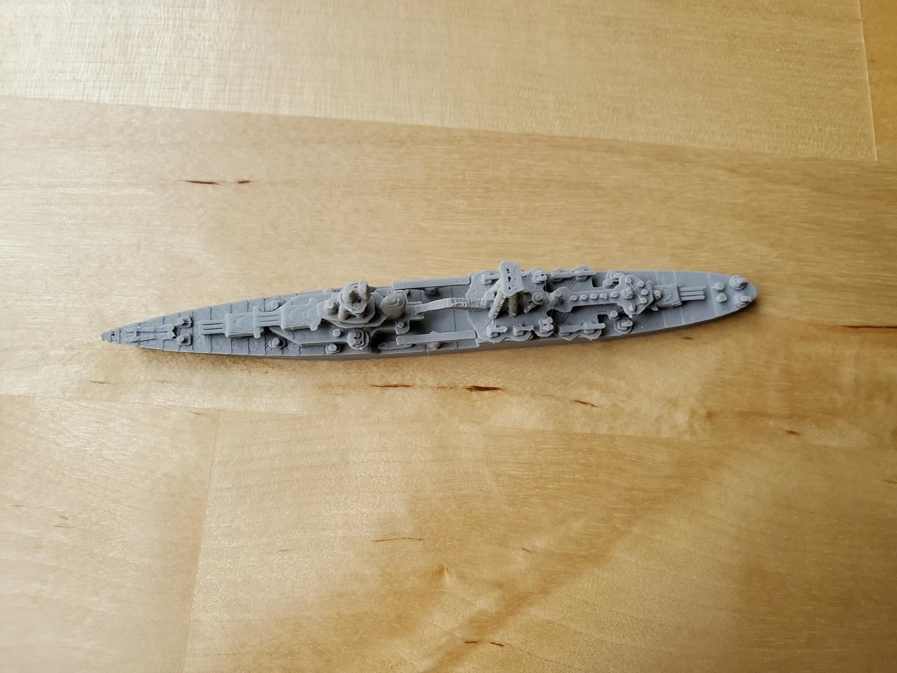 US Northampton Class Cruiser Warship free 3D model 3D printable | CGTrader