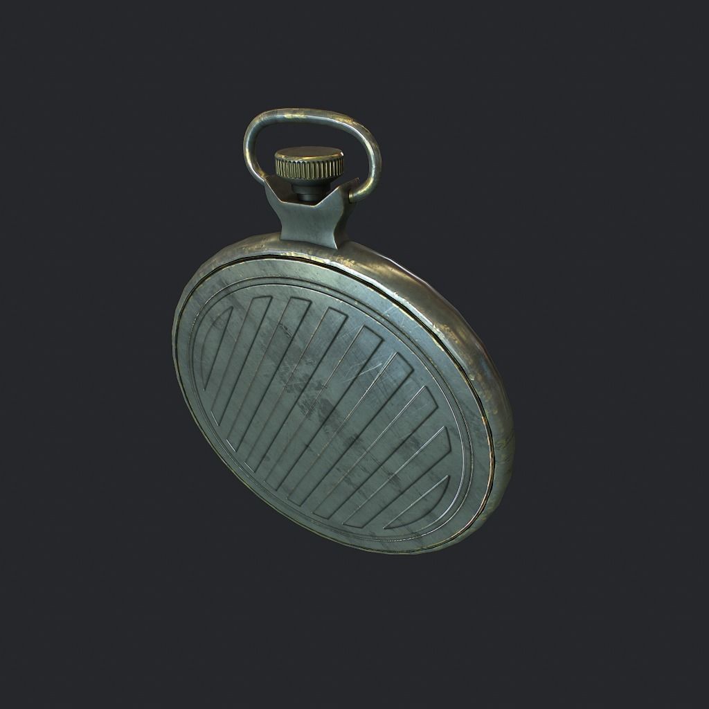 3D model Old Pocket Watch VR / AR / low-poly | CGTrader