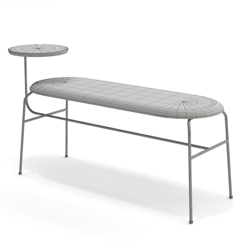 Afteroom Bench 3D model | CGTrader