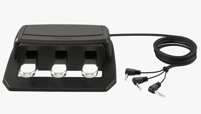 Sustain Pedal Roland RPU 3 3D model | CGTrader