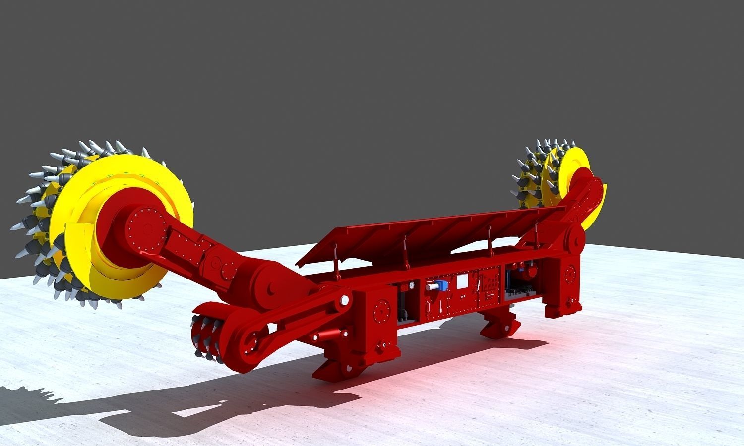 drill 3D model Coal Mining Machine | CGTrader