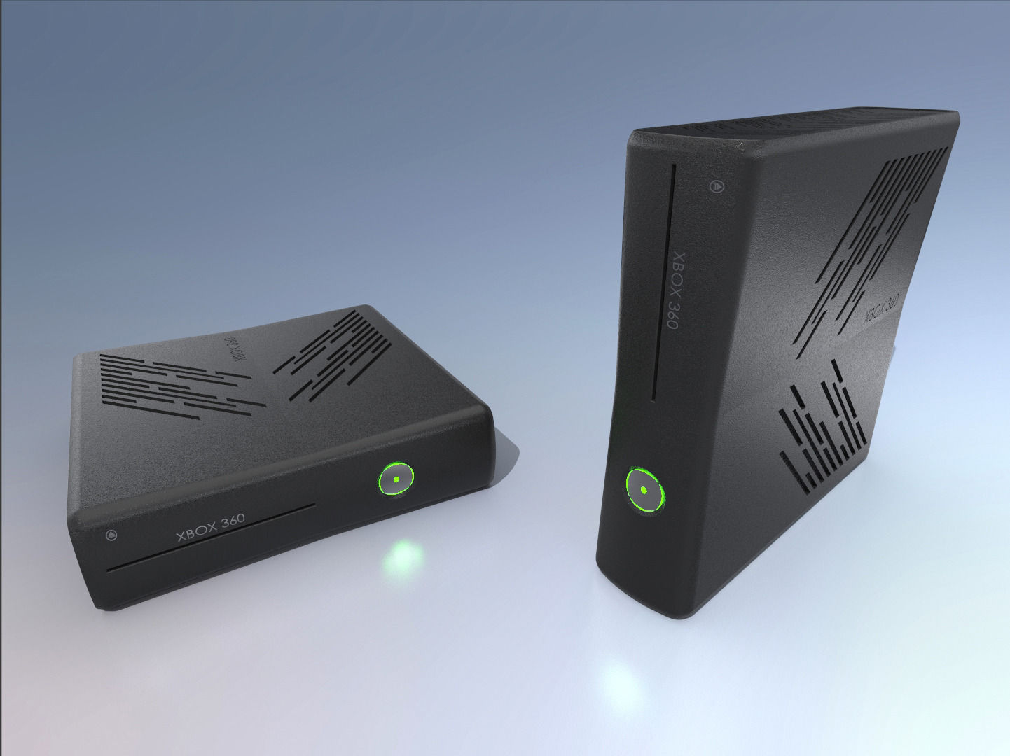Xbox 360 S free 3D model | CGTrader