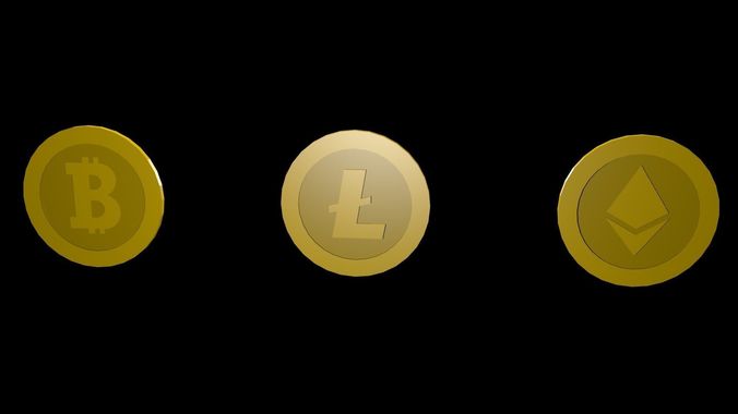 3D model Low poly coins 1 VR / AR / low-poly | CGTrader