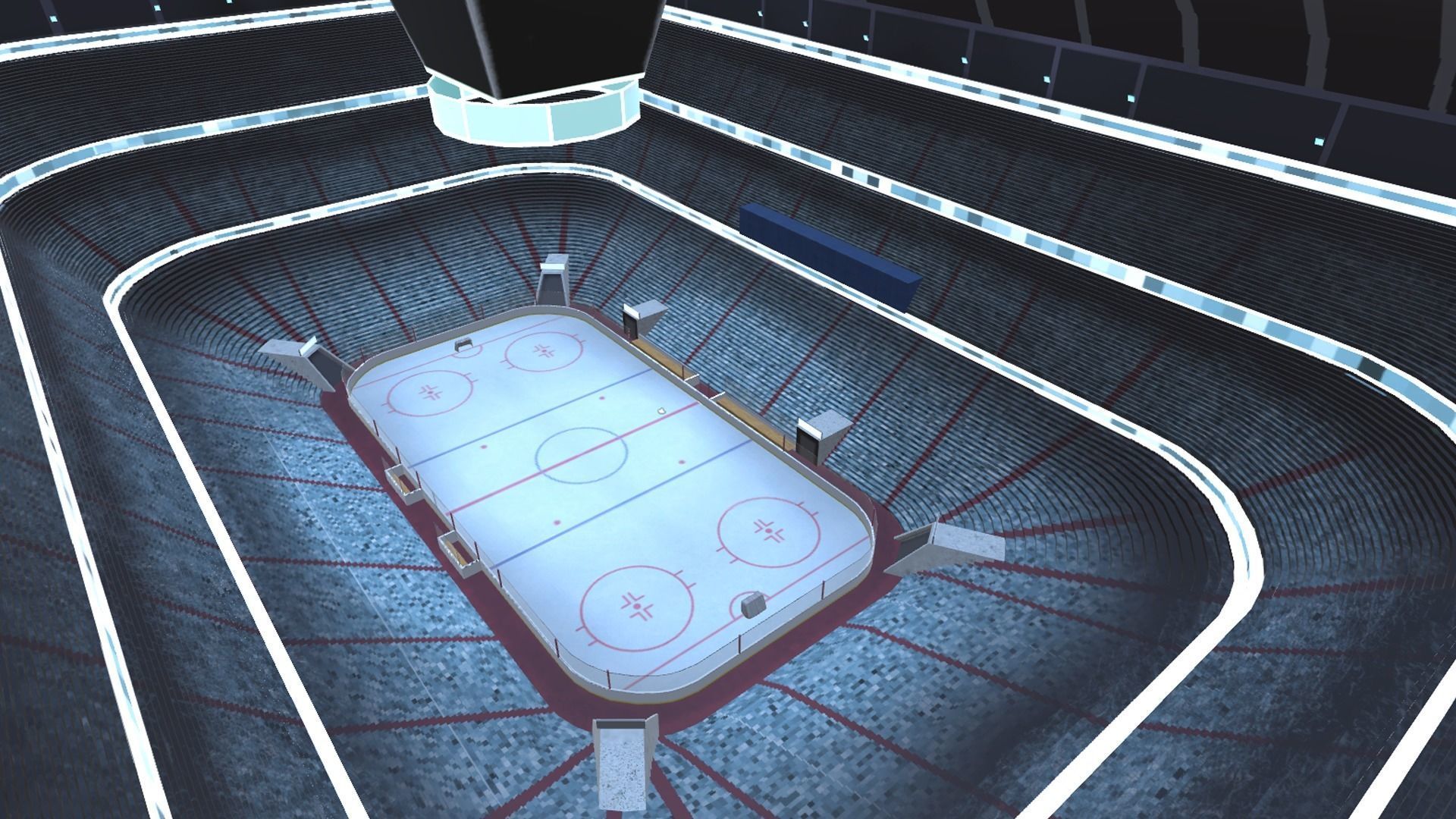 Hockey Arena Low Poly 3D model | CGTrader