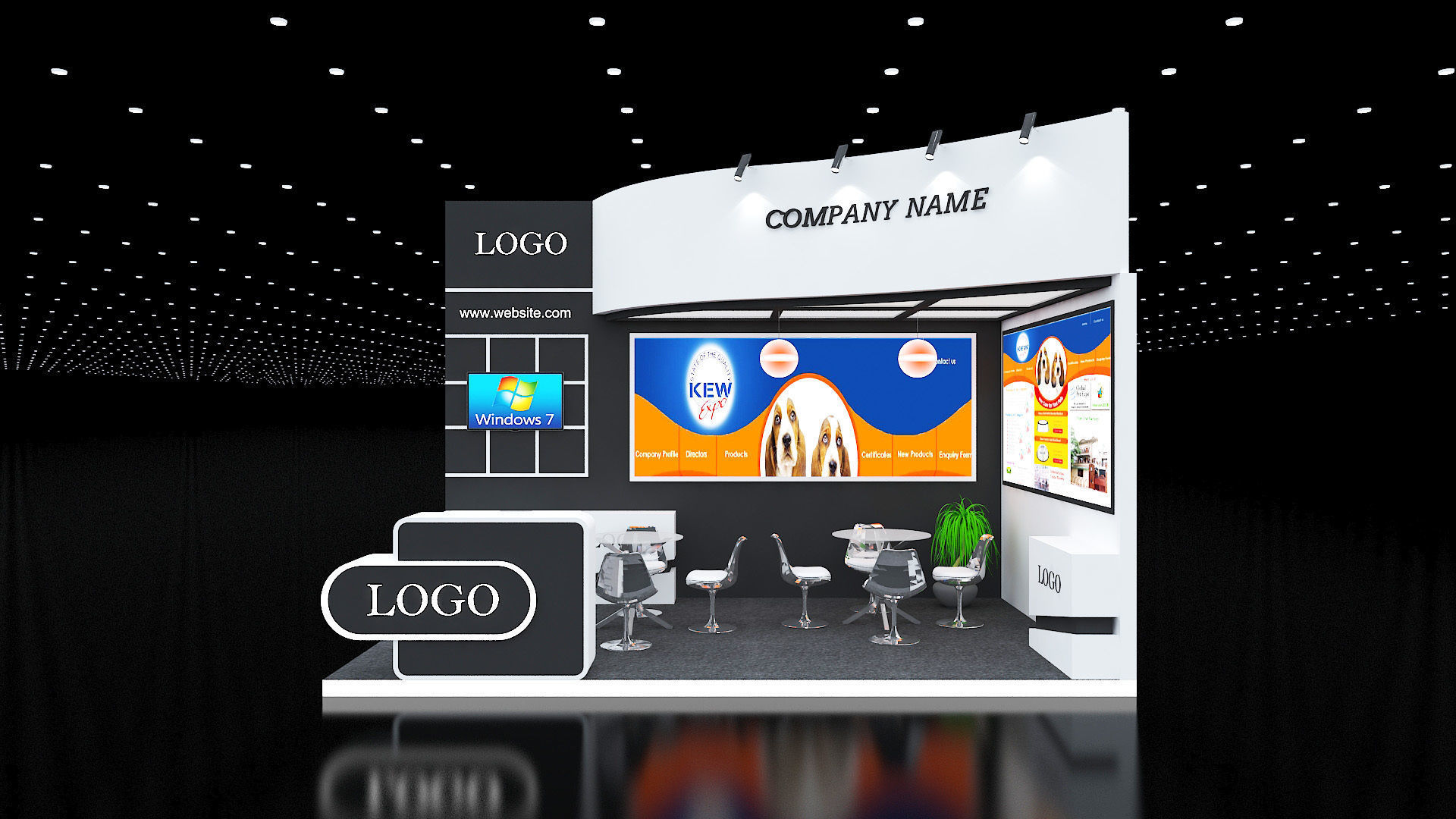 Exhibition Stall Design 3d Model 3D model | CGTrader