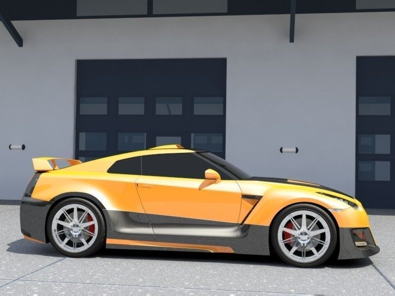 Nissan Skyline GT-R tuning 3D model | CGTrader