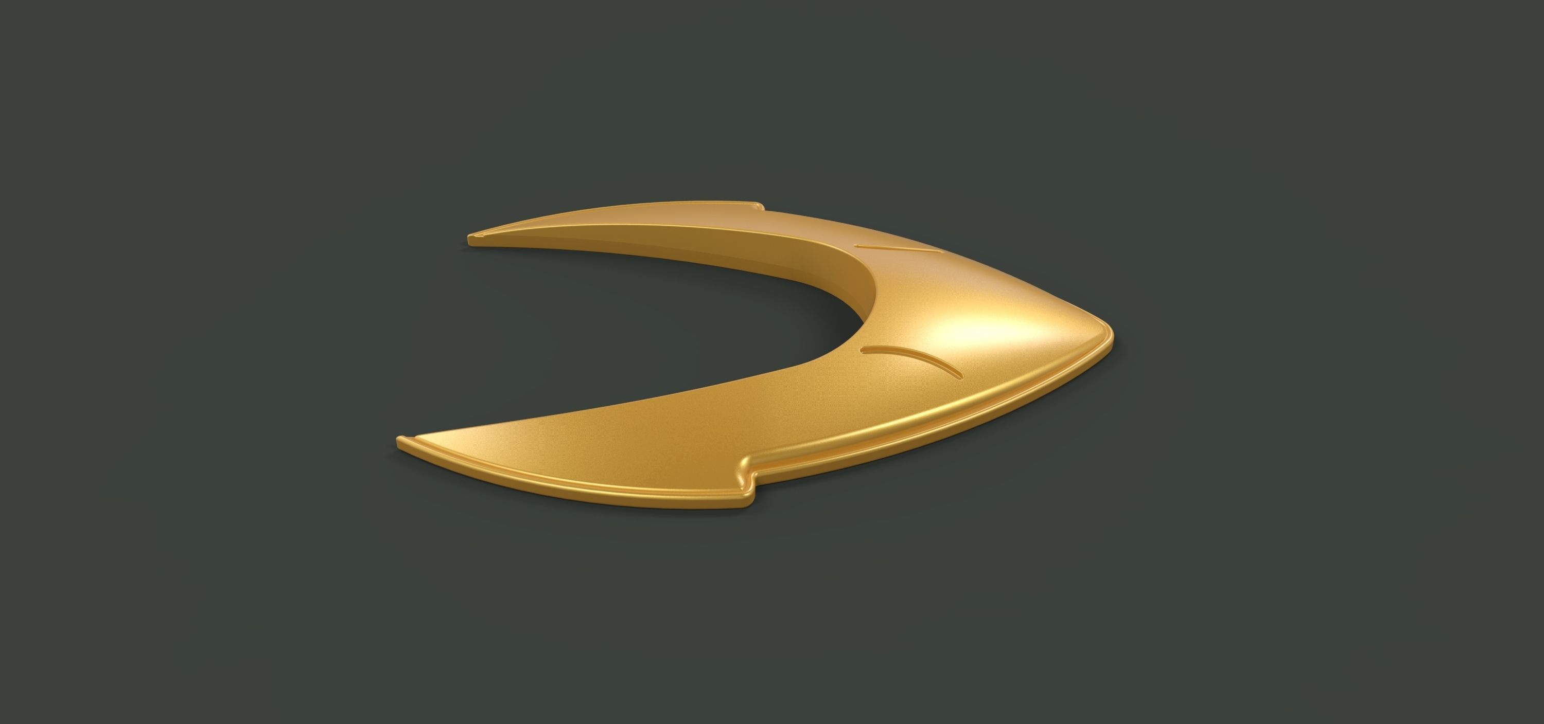 3D printable Emblem of Mera from DC 3D model | CGTrader