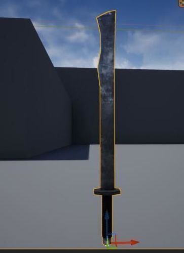 Orc Sword free VR / AR / low-poly 3D model | CGTrader