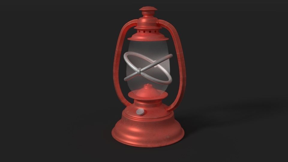 Low poly Lamp lantern free VR / AR / low-poly 3D model | CGTrader