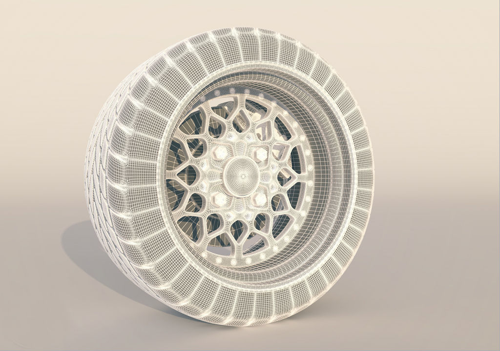 Braid 4RC wheel set - front and rear 3D model | CGTrader