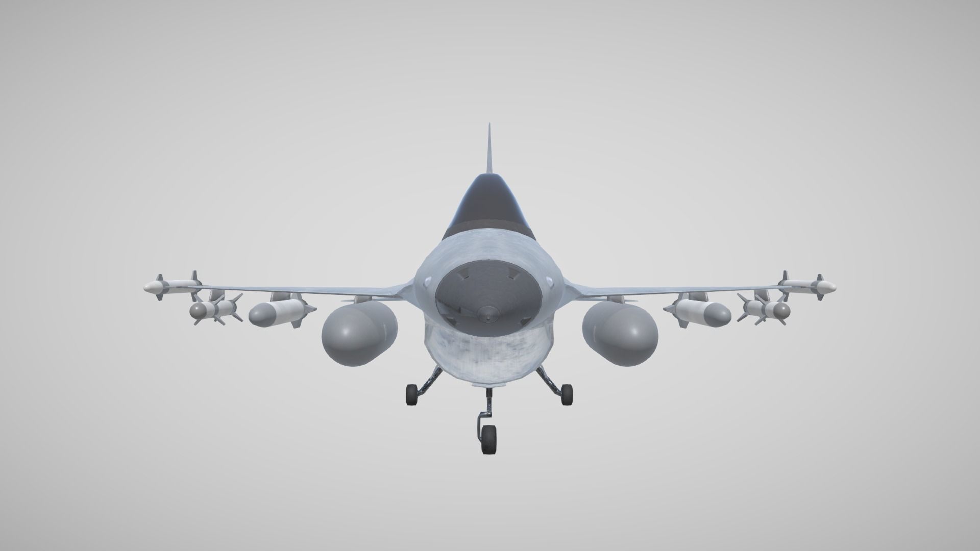 3D model Military F16 Fighter Jet VR / AR / low-poly | CGTrader