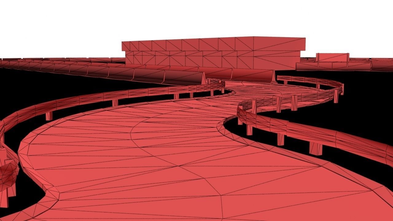 3D model Race Track Asset Pack LOW POLY VR / AR / low-poly | CGTrader