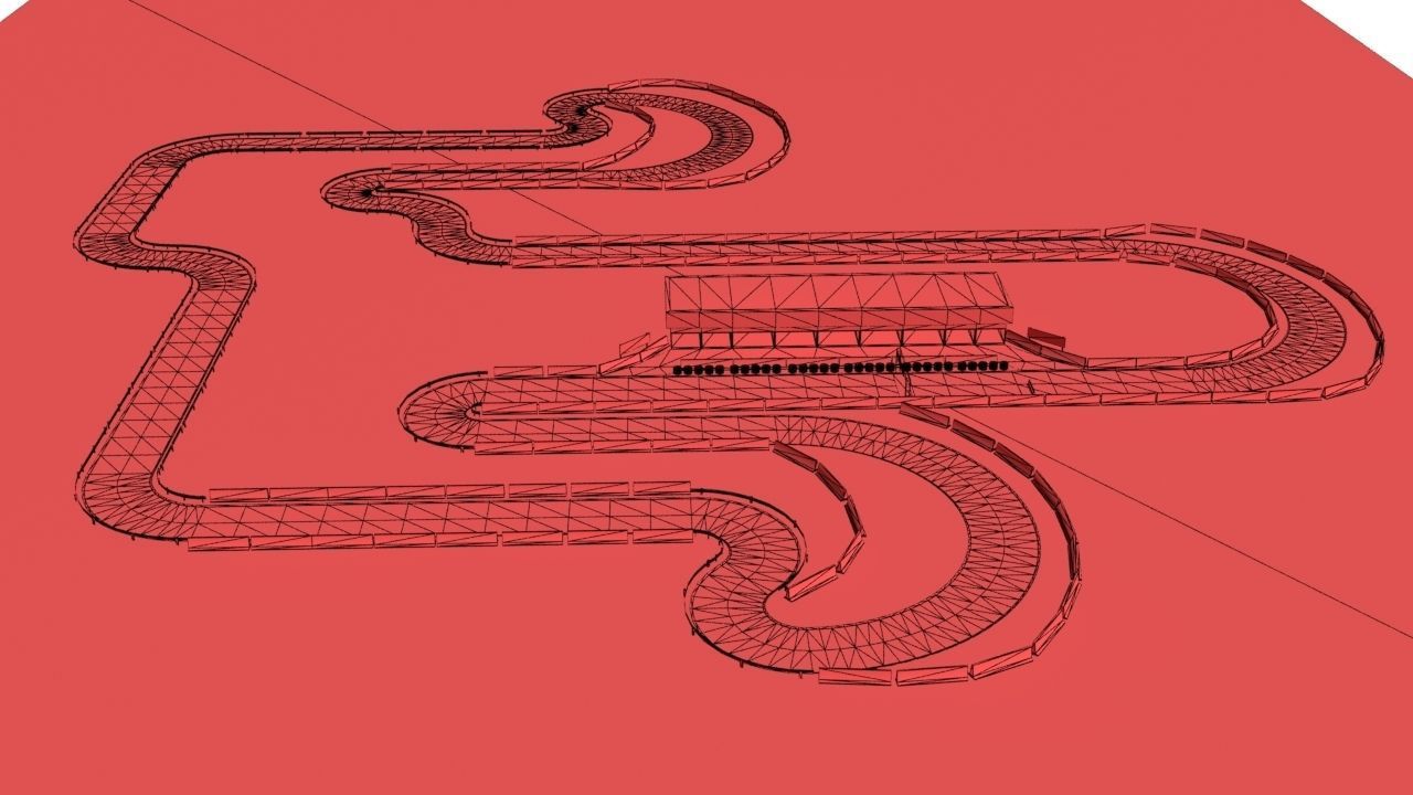 3D model Race Track Asset Pack LOW POLY VR / AR / low-poly | CGTrader