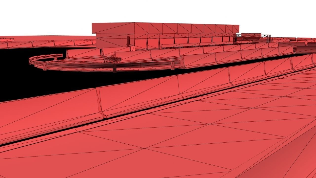 3D model Race Track Asset Pack LOW POLY VR / AR / low-poly | CGTrader