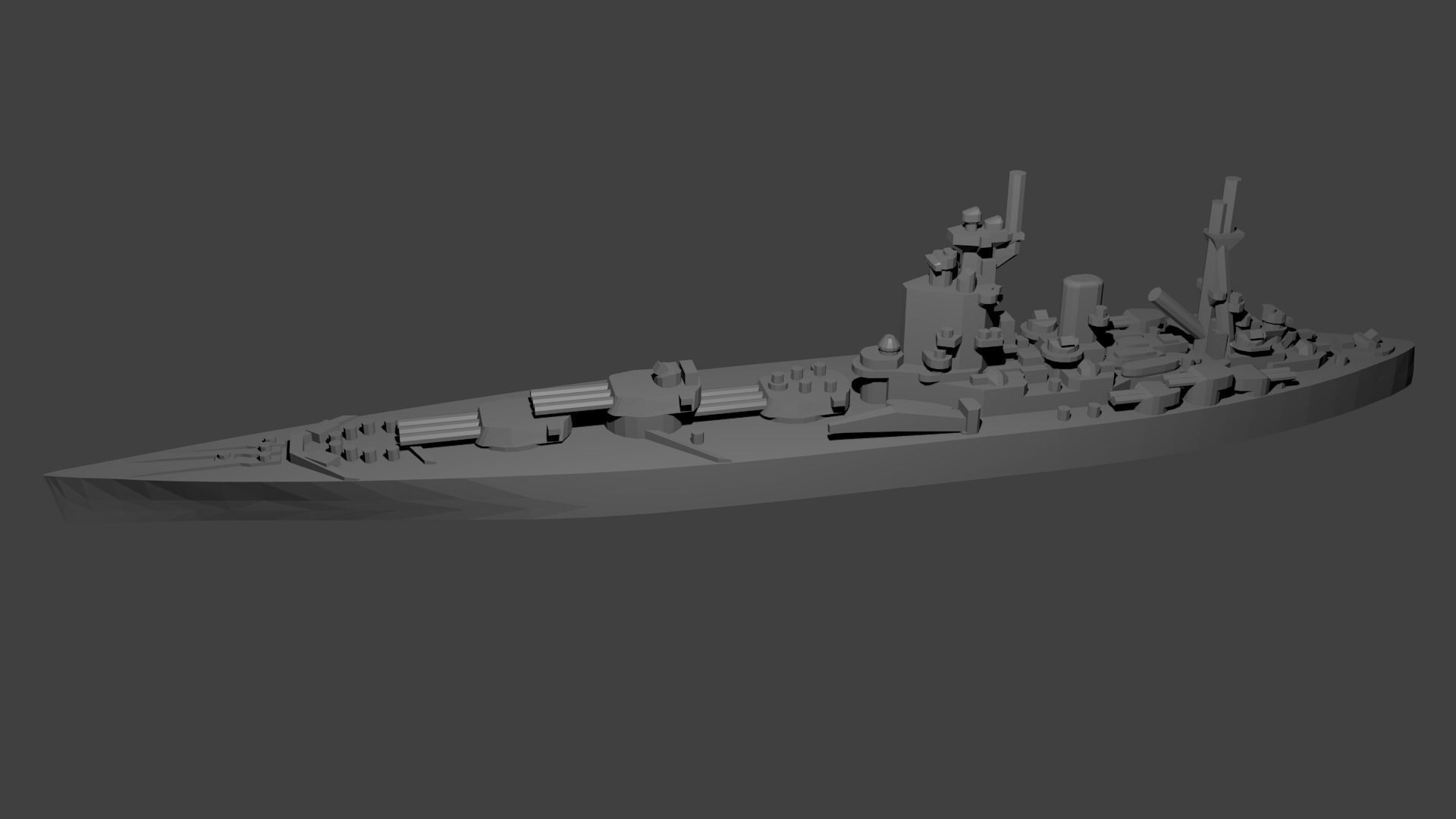 British Nelson Class Battleship 3D model 3D printable | CGTrader
