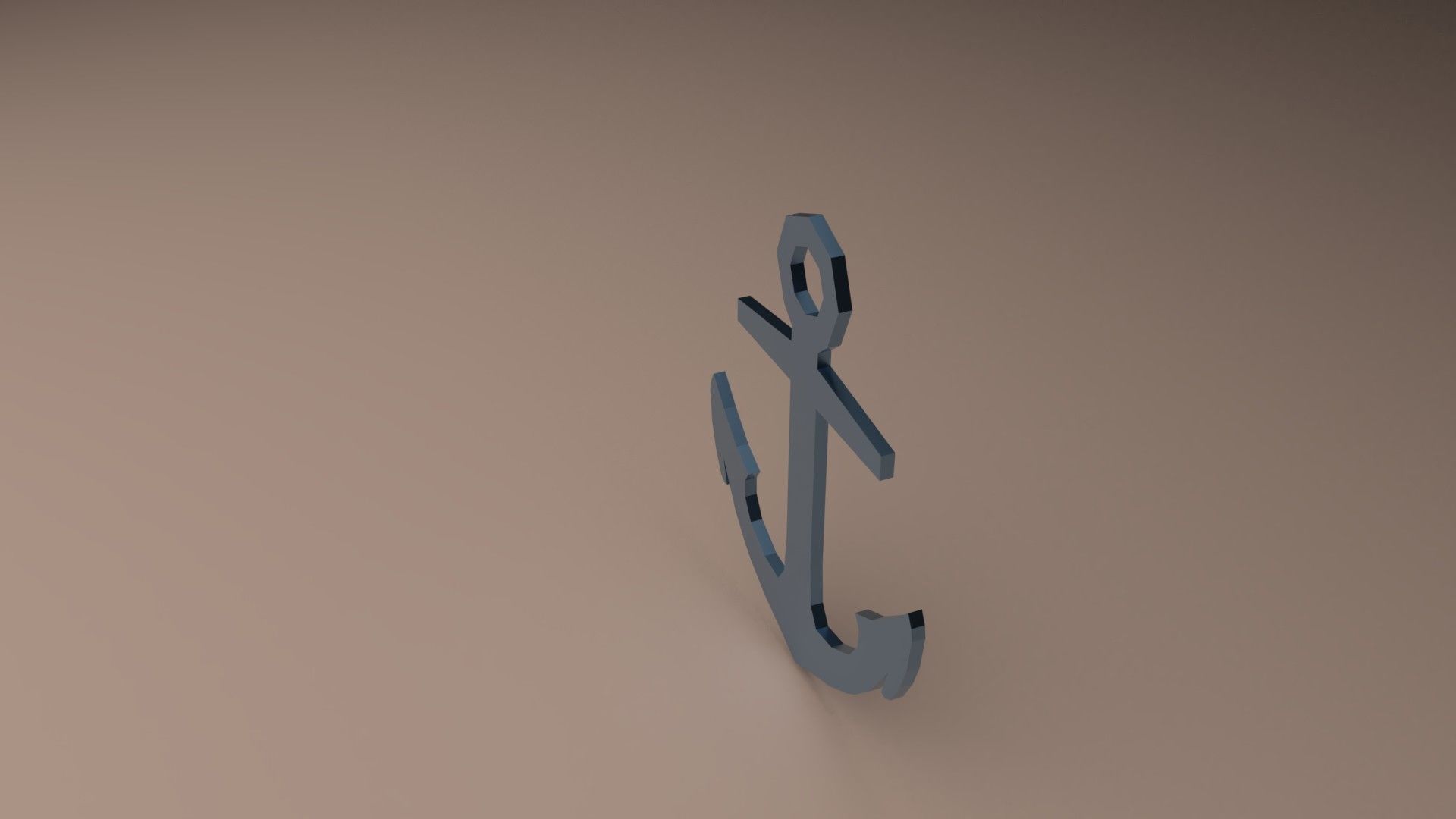 3D model Low poly anchor 1 VR / AR / low-poly | CGTrader