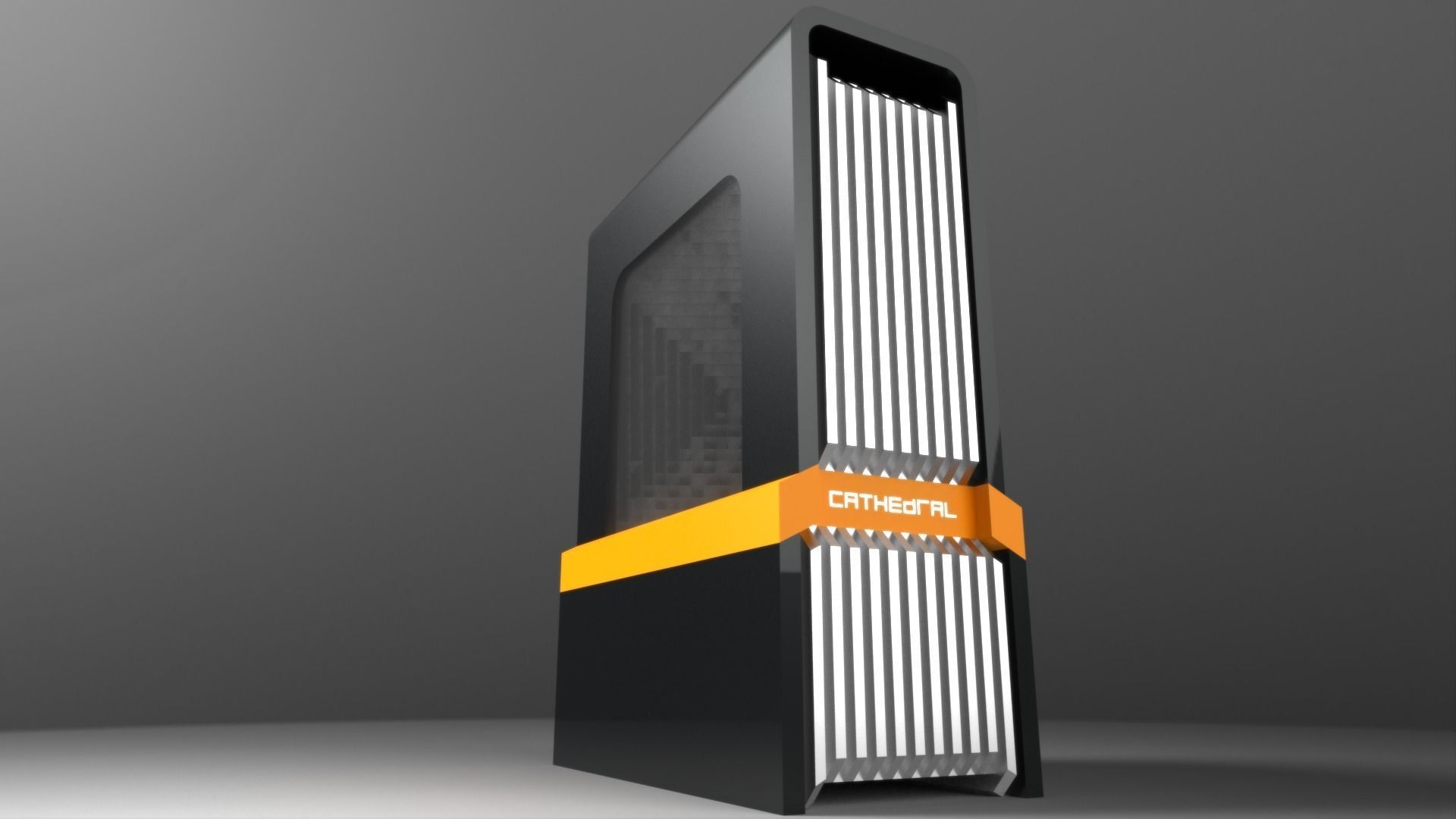 CATHEDRAL PC case idea free 3D model | CGTrader