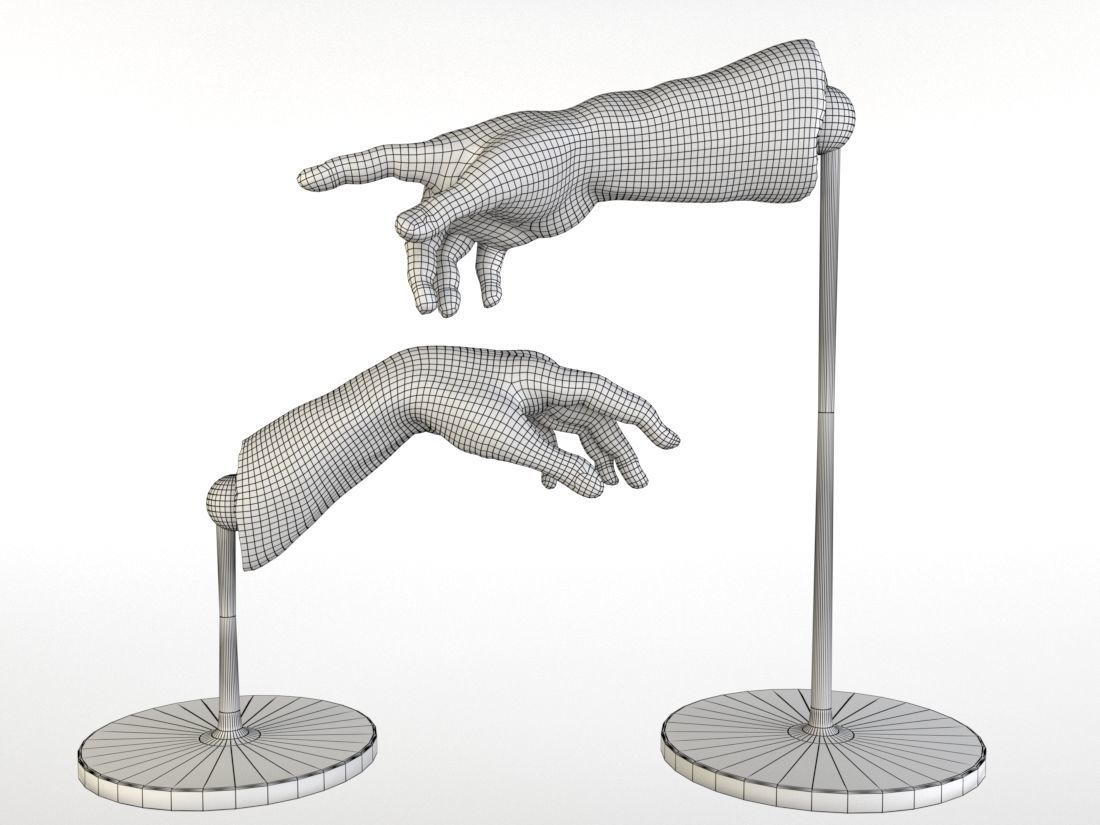 The Creation of Adam 3D model | CGTrader