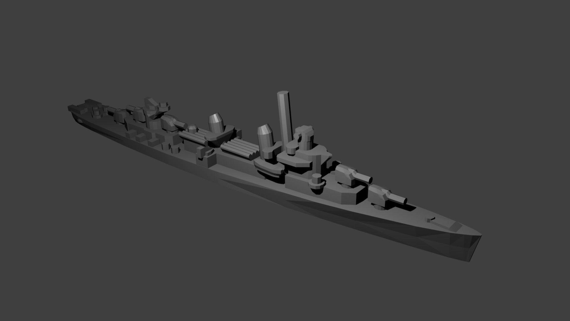 US Miniature WWII Warship Collection 3D model 3D printable | CGTrader