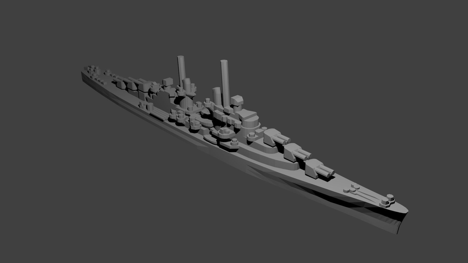 US Miniature WWII Warship Collection 3D model 3D printable | CGTrader