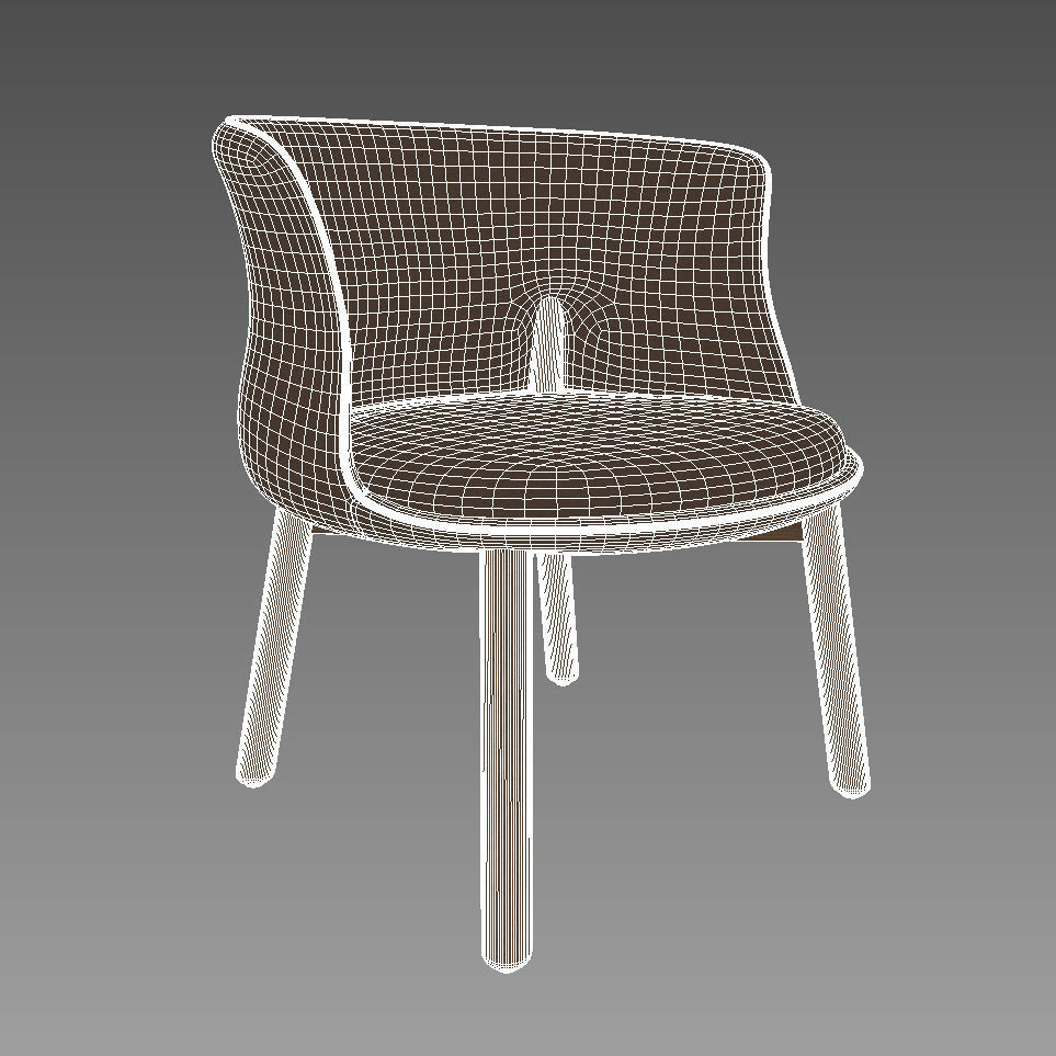 Peg chair 3D model | CGTrader