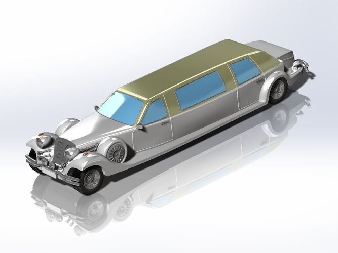 Excalibur limo 3D model 3D printable | CGTrader