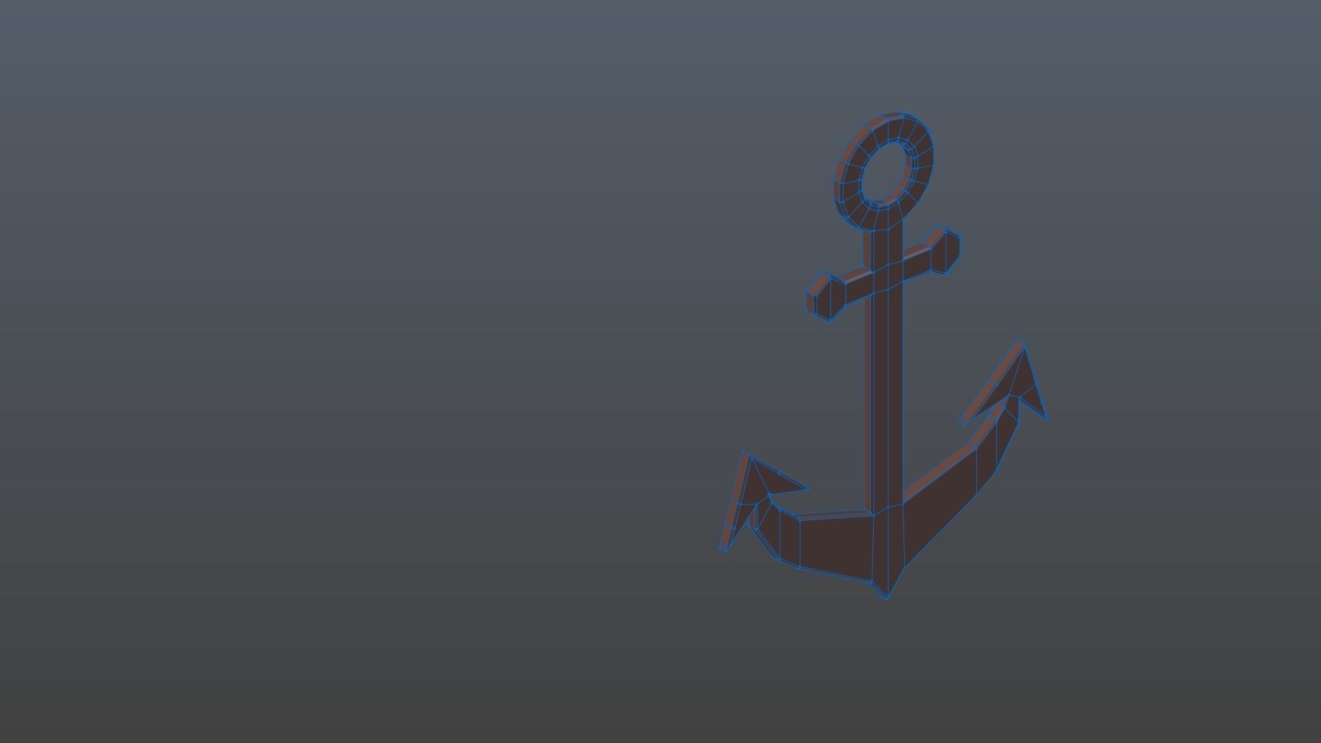3D model Low poly anchor 2 VR / AR / low-poly | CGTrader
