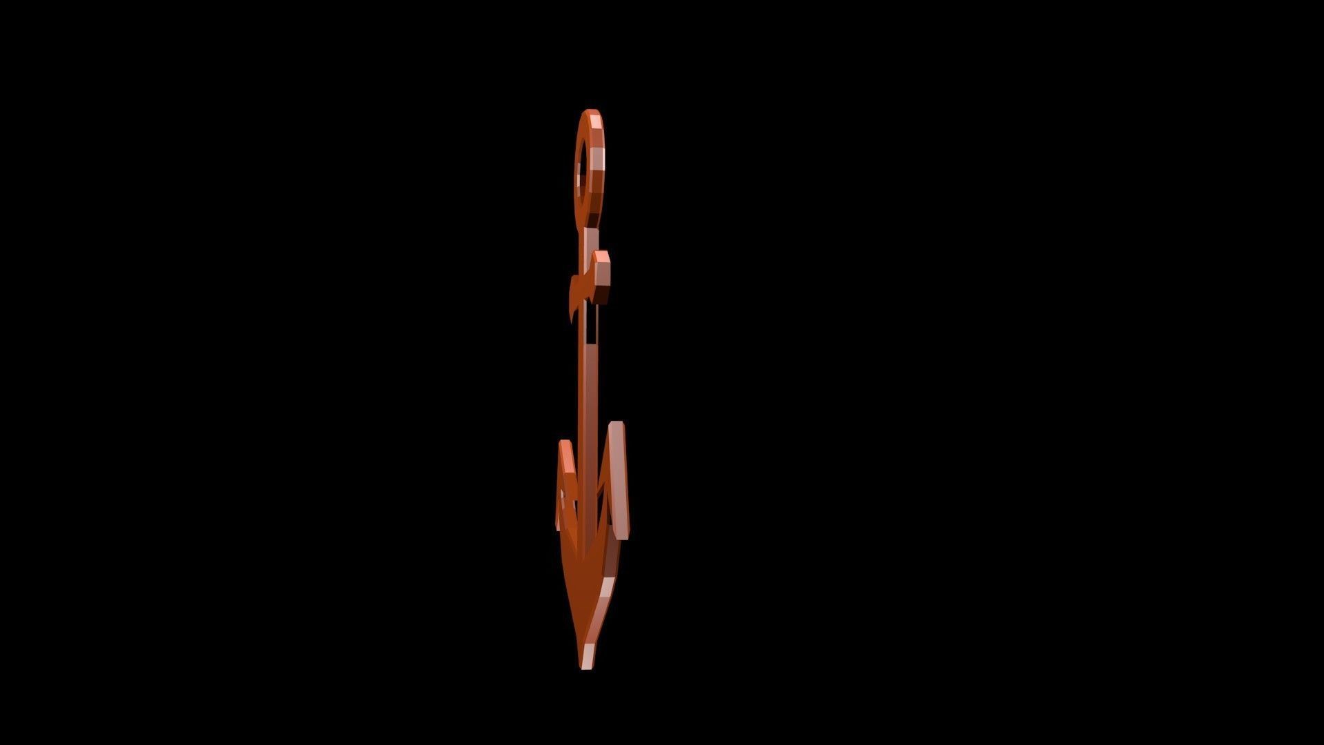 3D model Low poly anchor 2 VR / AR / low-poly | CGTrader
