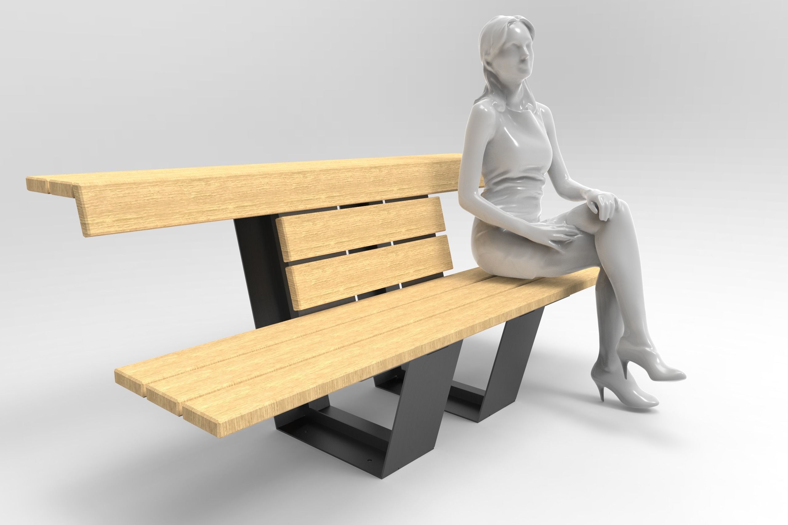 Bench 3D model | CGTrader