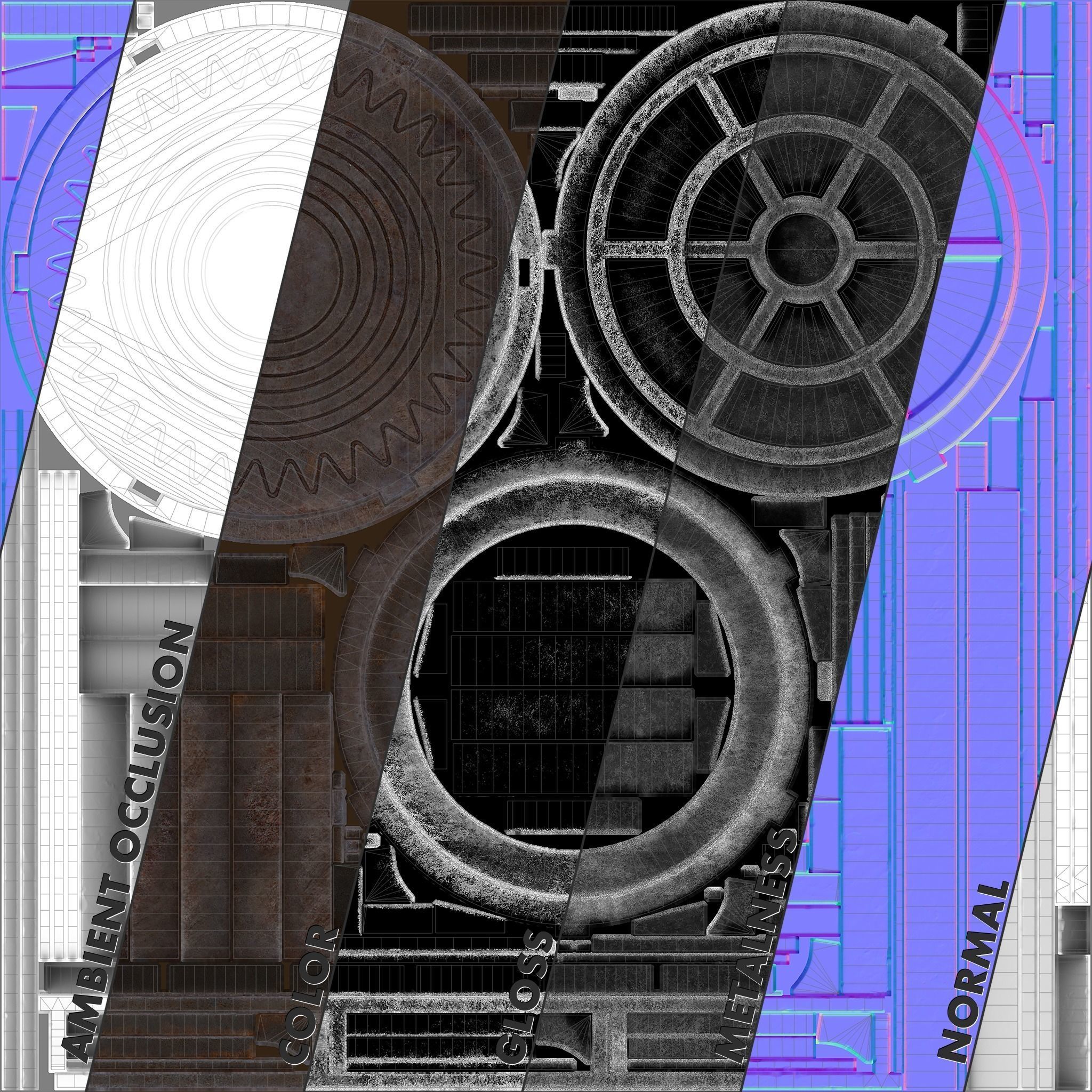 3D model Sewer Hatch v4 VR / AR / low-poly | CGTrader