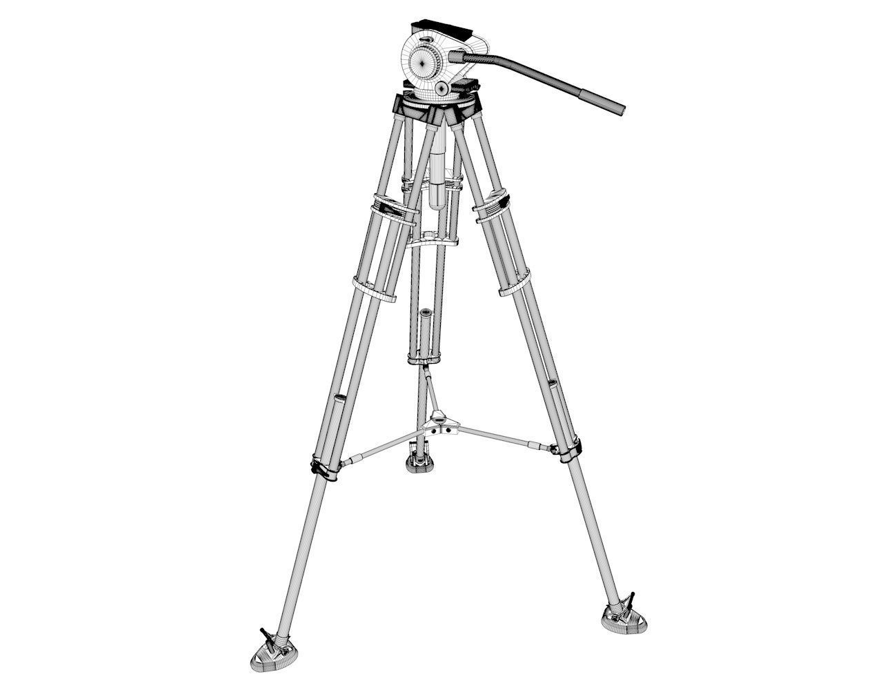 Camera-Tripod 3D model | CGTrader