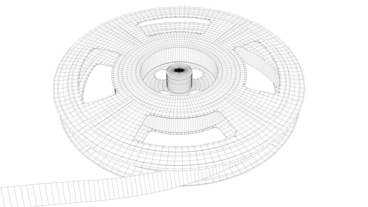Film-Reel 3D model | CGTrader