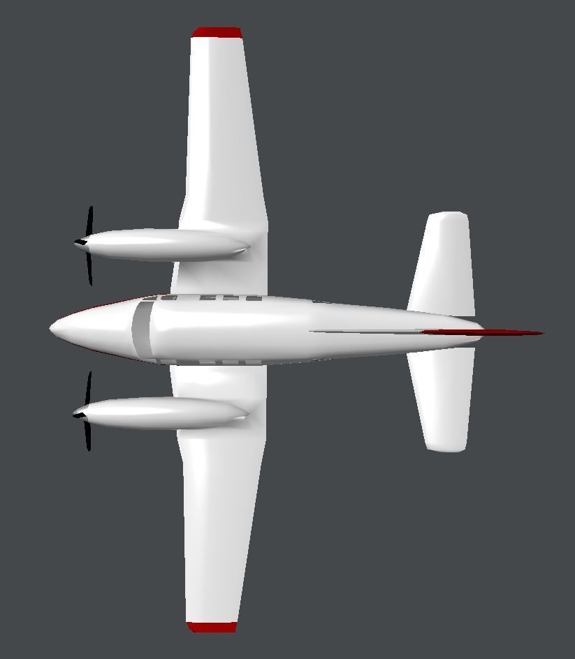 3D model Prop Plane 1 VR / AR / low-poly | CGTrader