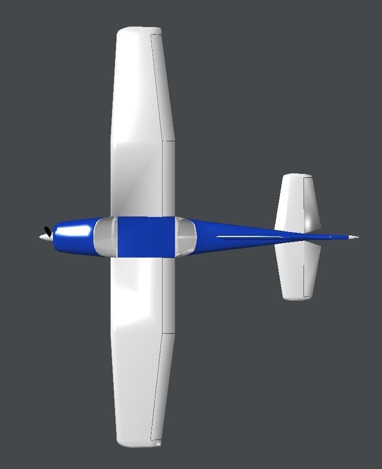 3D model Prop Plane 2 VR / AR / low-poly | CGTrader