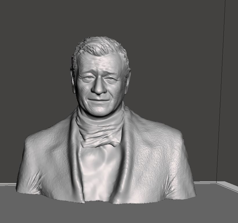 The Duke John Wayne 3D model 3D printable | CGTrader