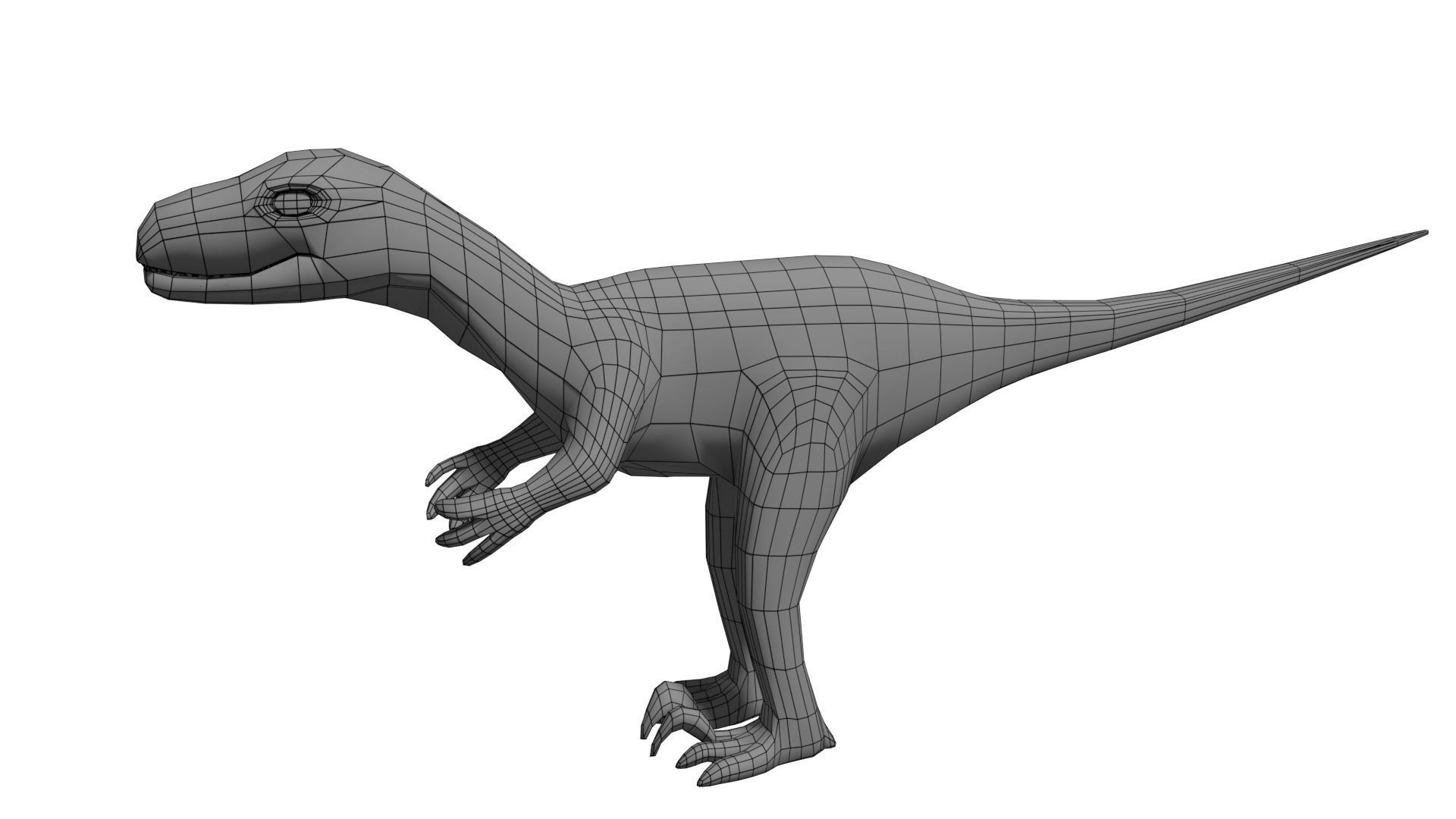 3D model Raptor VR / AR / low-poly | CGTrader