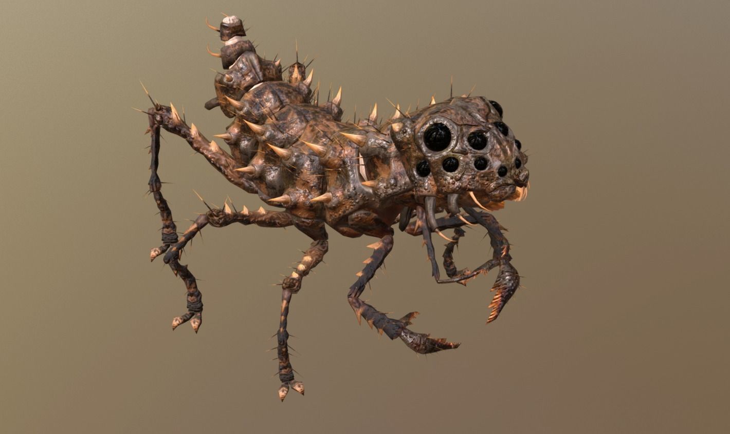 3D model Insect monster VR / AR / low-poly | CGTrader