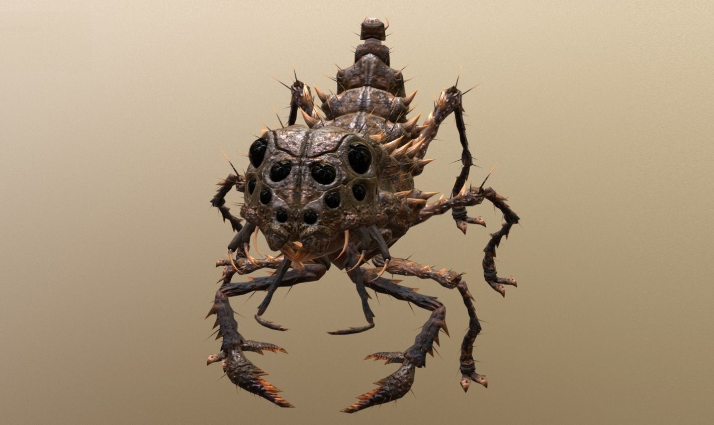 3D model Insect monster VR / AR / low-poly | CGTrader