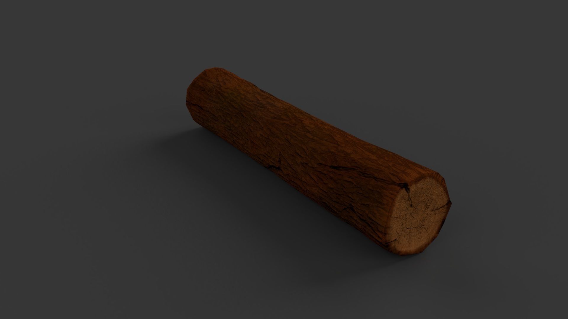 3D model Wood Log Low Poly VR / AR / low-poly | CGTrader