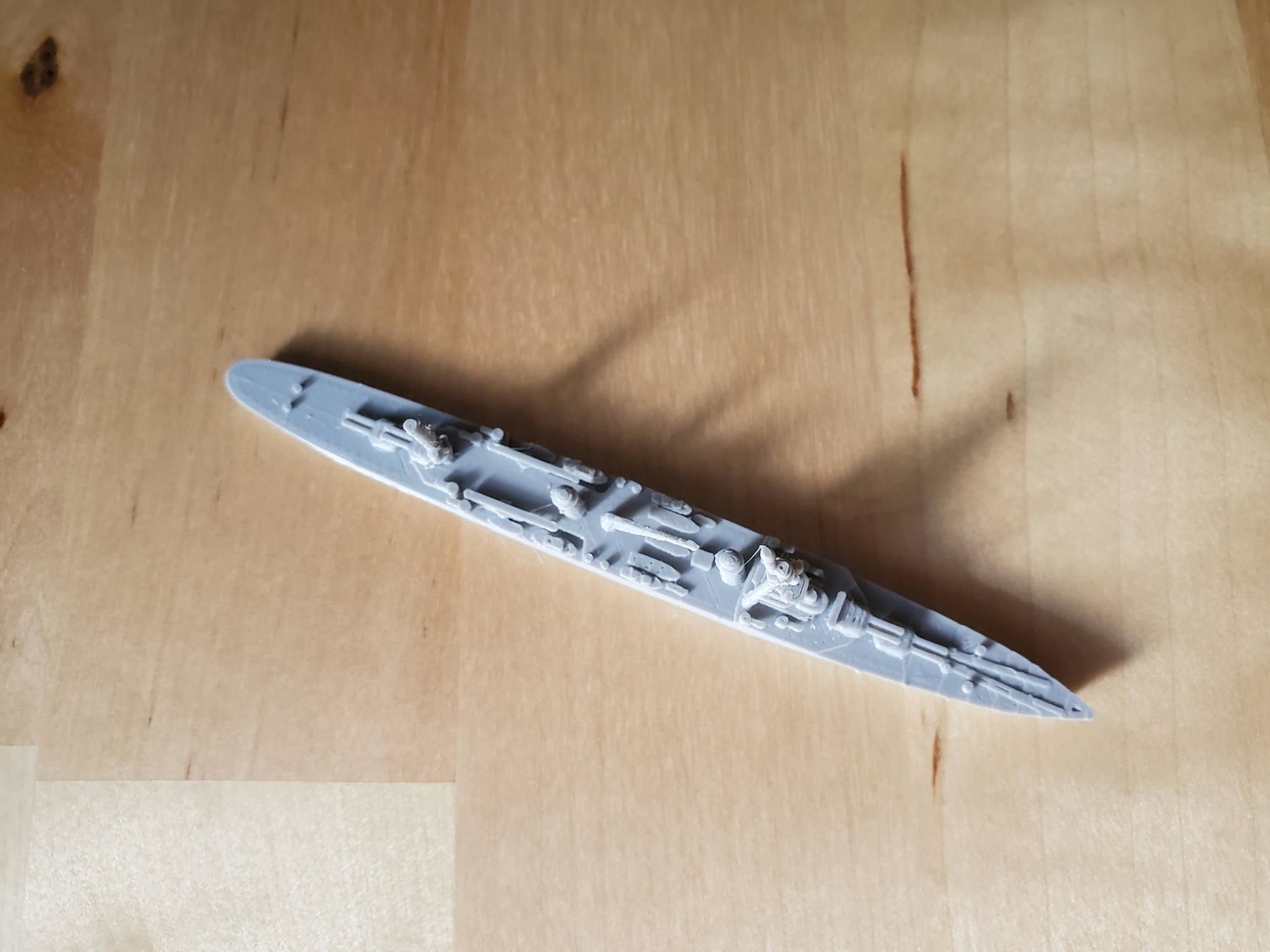 French Suffren Class Cruiser Warship 3D model 3D printable | CGTrader