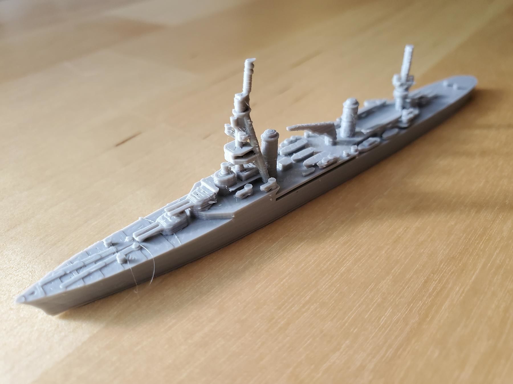French Suffren Class Cruiser Warship 3D model 3D printable | CGTrader