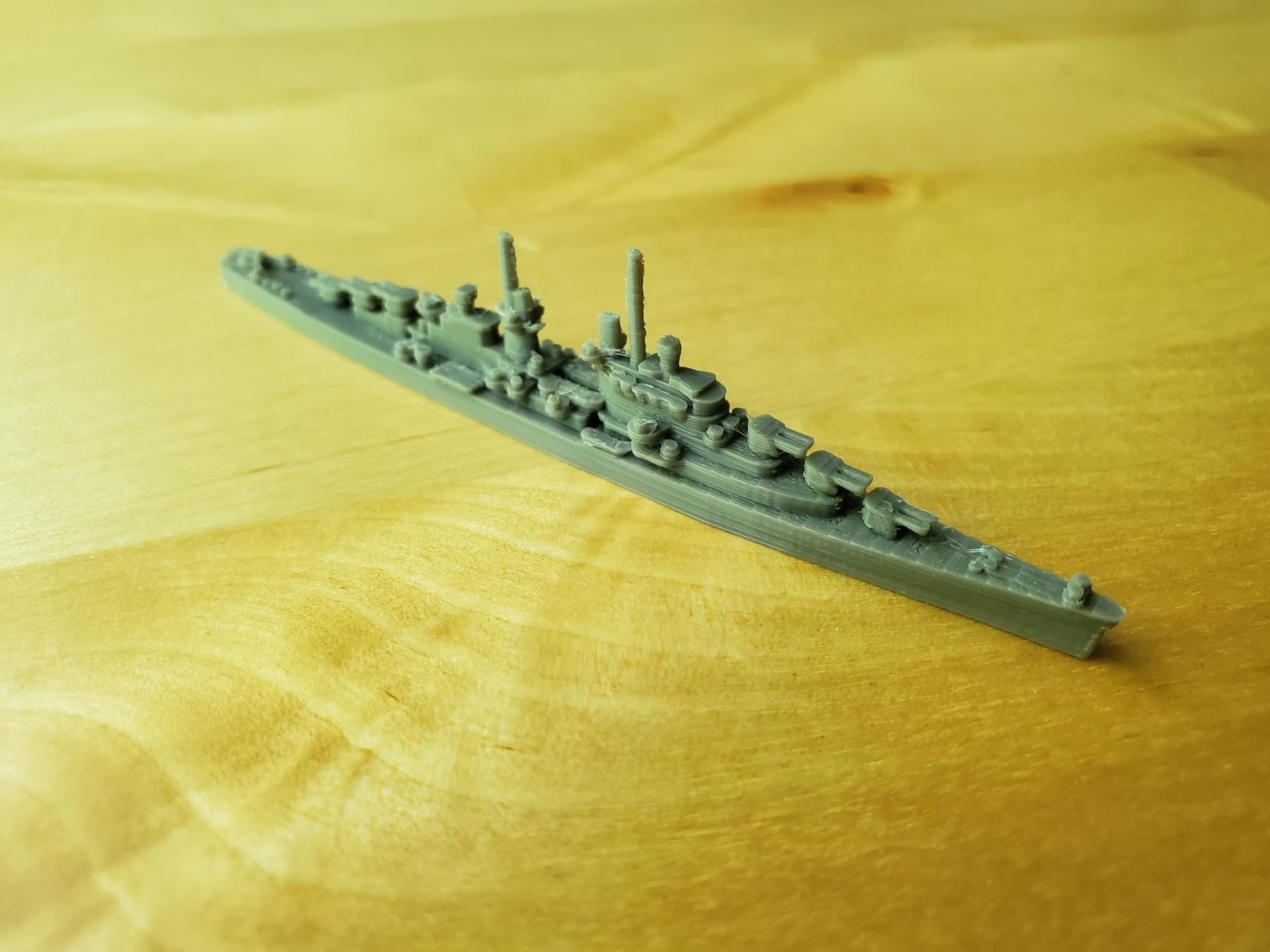 US Atlanta Class Cruiser Warship 3D model 3D printable | CGTrader