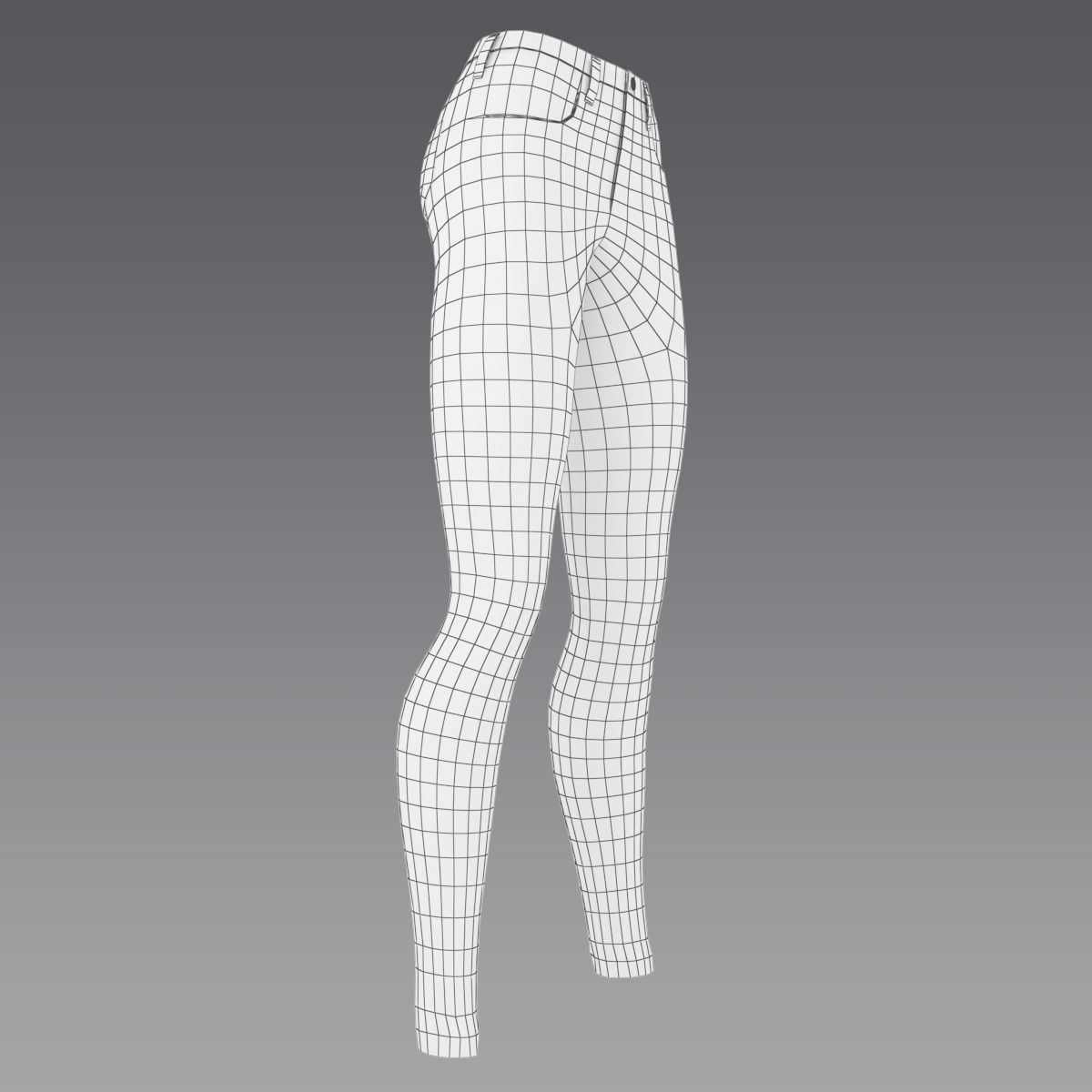 3D model Blue Jeans for young woman VR / AR / low-poly | CGTrader
