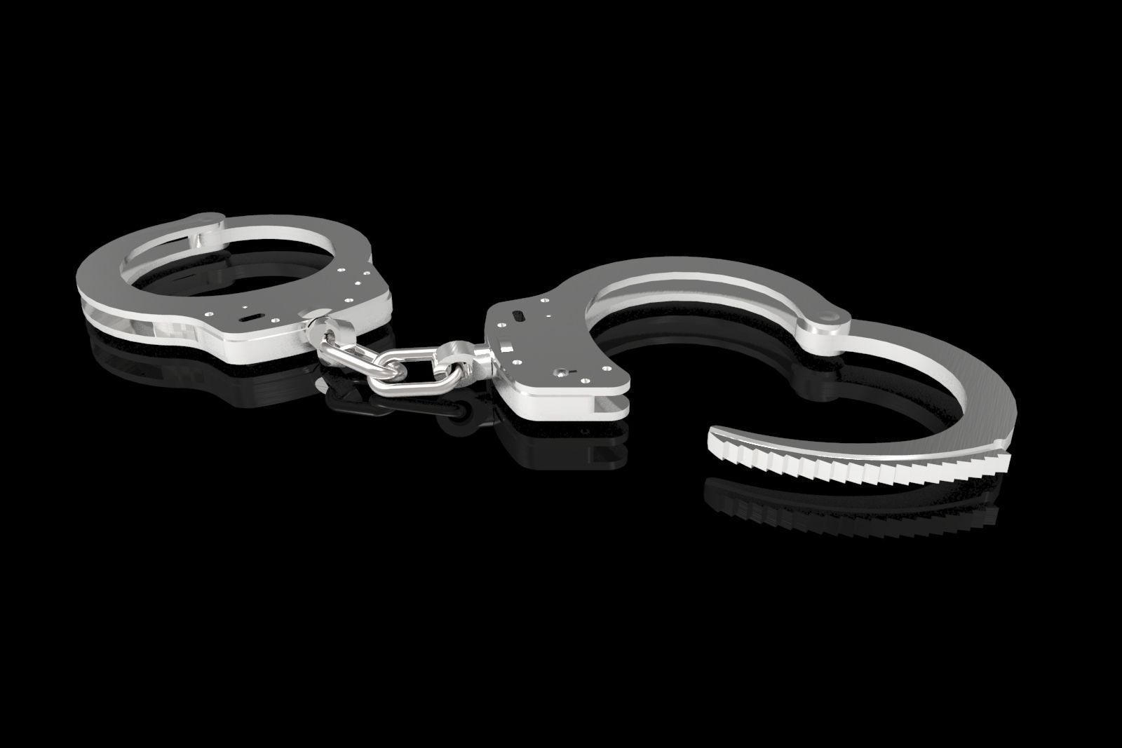Handcuffs free 3D model | CGTrader